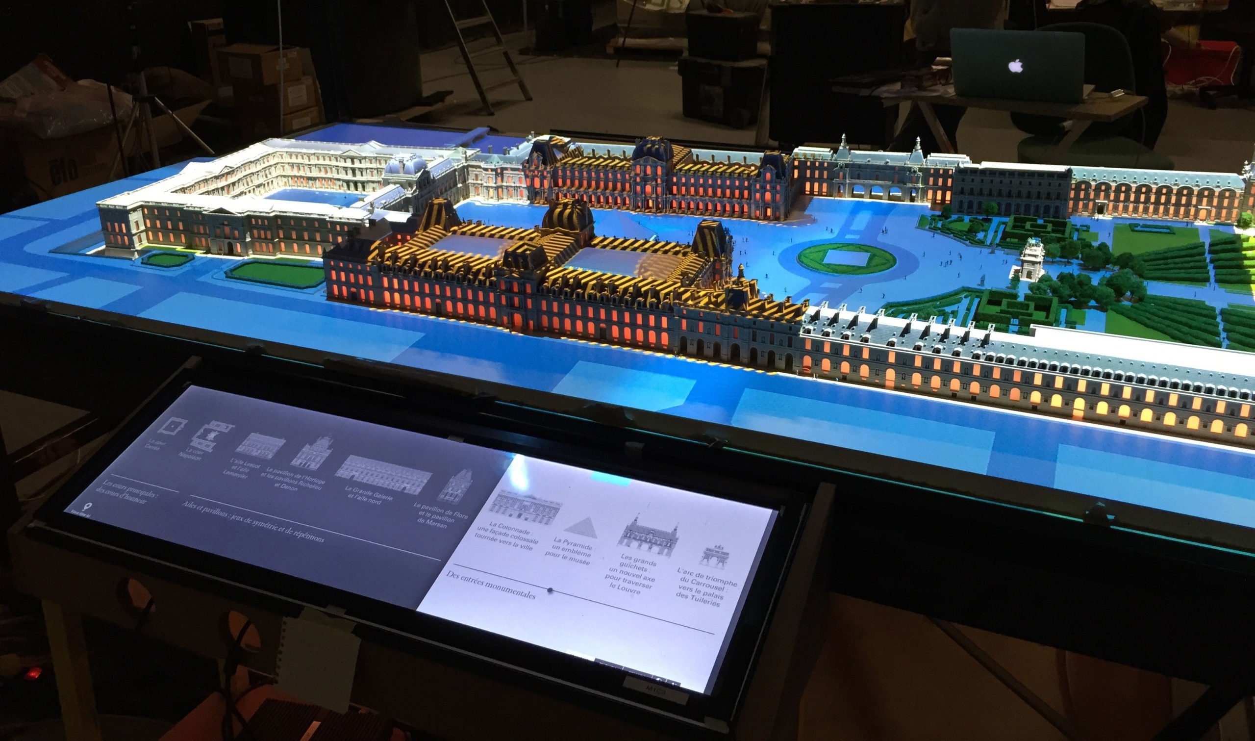 Animated 3D models at the Louvre, Paris - Modulo Pi